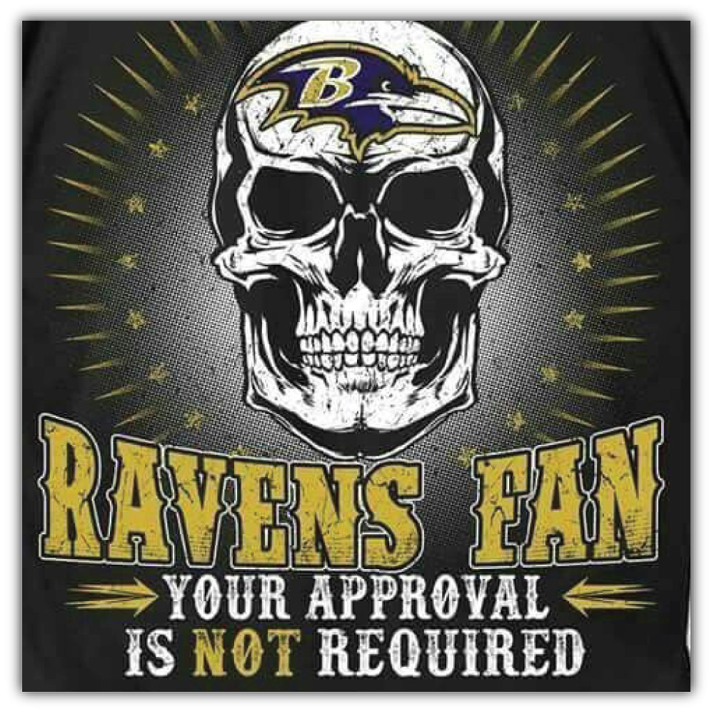 Baltimore Ravens Fan NFL Car Bumper Sticker Decal - 3'' or 5'' | eBay