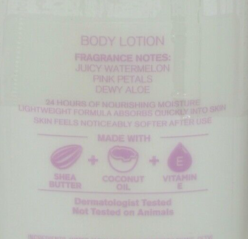 1 NEW BATH & BODY WORKS PINK WATERMELON BODY LOTION CREAM HAND 8OZ SHEA ...