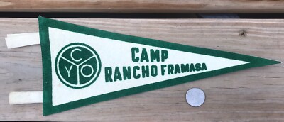 INDIANAPOLIS CATHOLIC CYO CAMP RANCHO FRAMASA Pennant 1969 VERY RARE | eBay