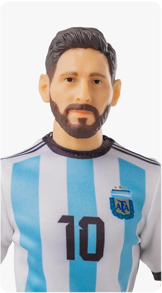 Lionel Messi Argentina Action Figure Brand New 3 Stars On Jersey! | eBay