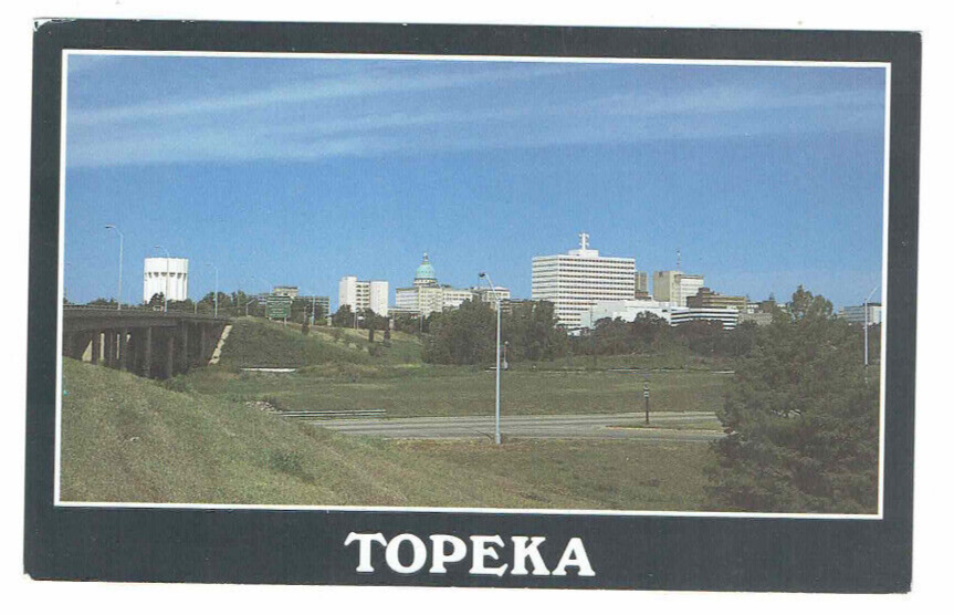 Topeaka Kansas Skyline State Capitol Postcard | eBay