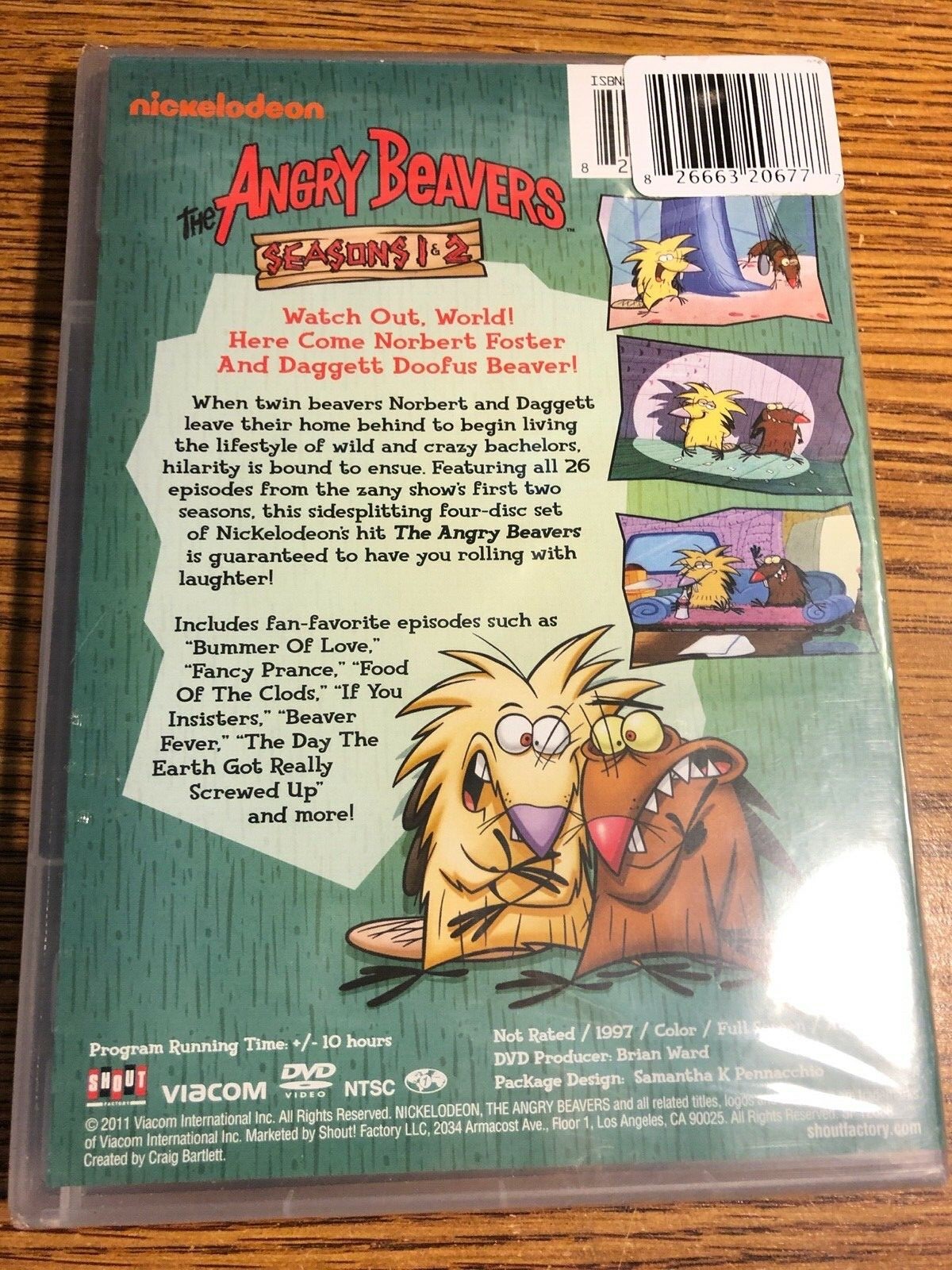 The Angry Beavers Seasons 1 & 2 DVD Nickelodeon TV 4-Disk Set BRAND NEW ...