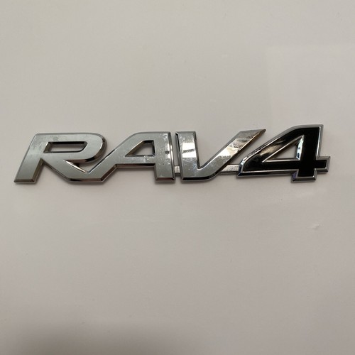 Toyota RAV4 emblem logo OEM Factory chrome rear trunk Rav 4 | eBay