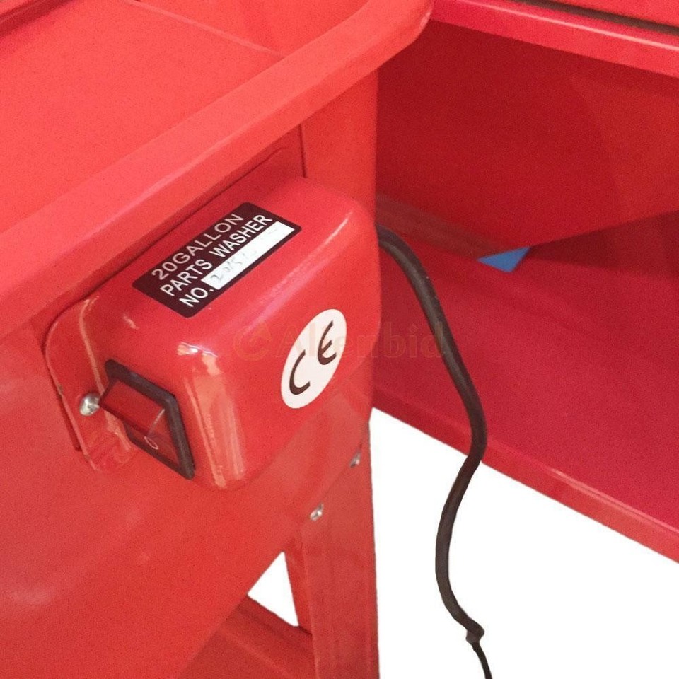 20 Gallon Shop Garage Parts Washer Auto Part Electric Solvent Pump ...