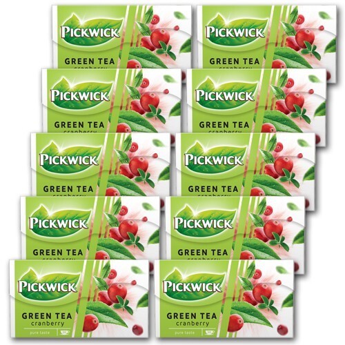 Pickwick Green Tea Cranberry ; sachets de thé 10 x 20 de 1,5 gramme. | eBay