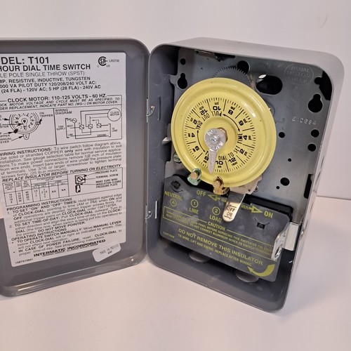 intermatic t101 24-hour mechanical timer | eBay