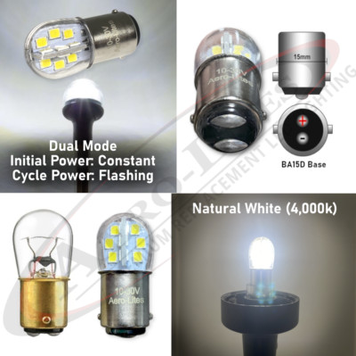 #1004 Marine LED Dual Mode (Constant/Strobe) Anchor Stern Mast Light ...