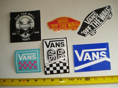 VANS SKATEBOARD STICKER PACK 6 UNITS | eBay