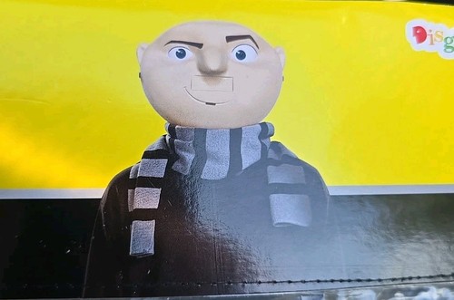 Gru from Minions Halloween Mask/Scarf Hard Plastic Adult Size | eBay