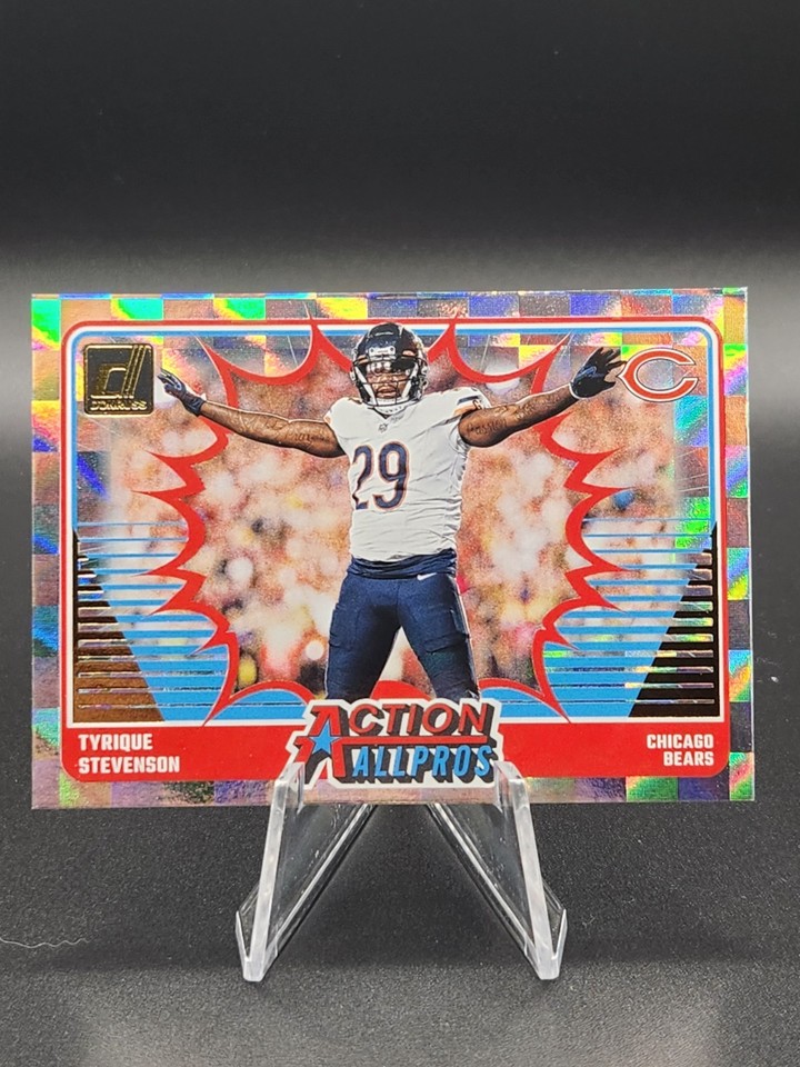 2023 Select Certified Tyrique Stevenson RC, 2024 Donruss Action All ...