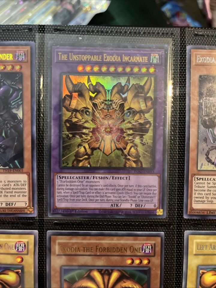 Yu-Gi-Oh! Trading Card Game Exodia The Complete Set | eBay