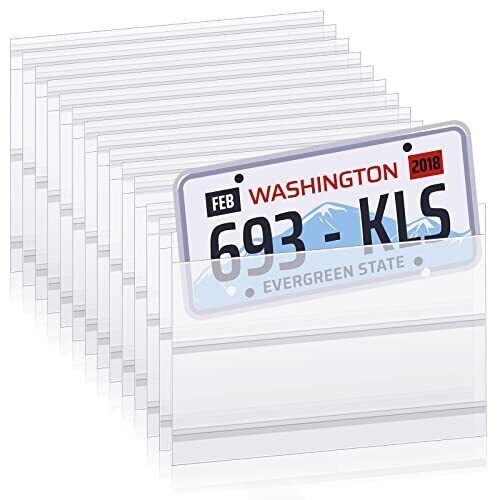 200PC Temporary License Plate Temporary Tag Plastic Bags Dealer License ...