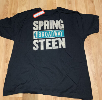 BRUCE SPRINGSTEEN on BROADWAY OFFICIAL TEE T-SHIRT Rare EXTRA EXTRA ...