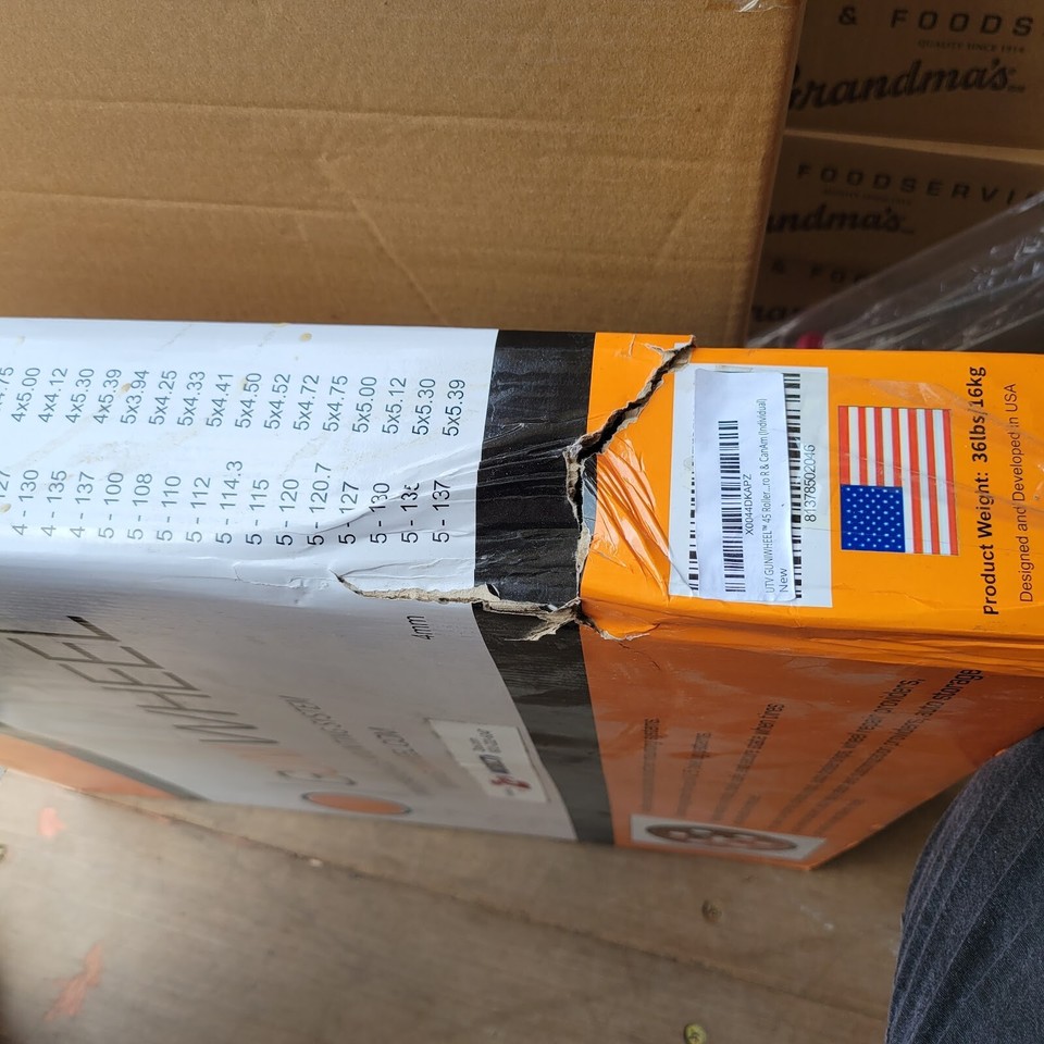 UTV GUNIWHEEL 45 Roller Wheel Universal Vehicle Mounting System 4 or 5 ...