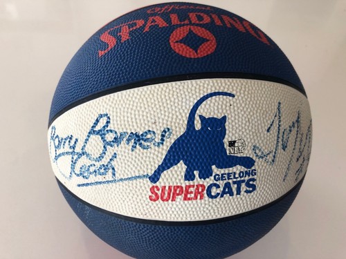 1991 Geelong Supercats NBL autographed basketball – signed by team ...