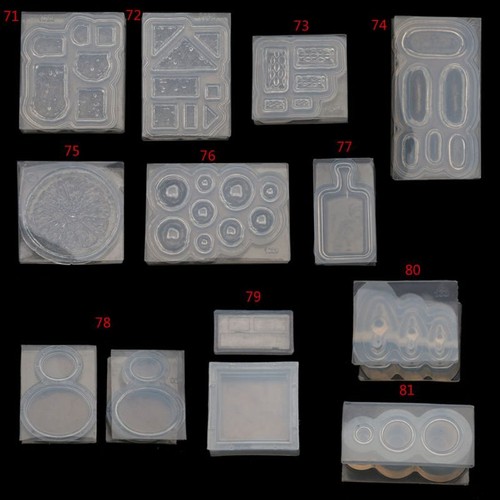 Miniature Silicone Mold Bread Tableware Epoxy Resin Casting Mold Craft ...