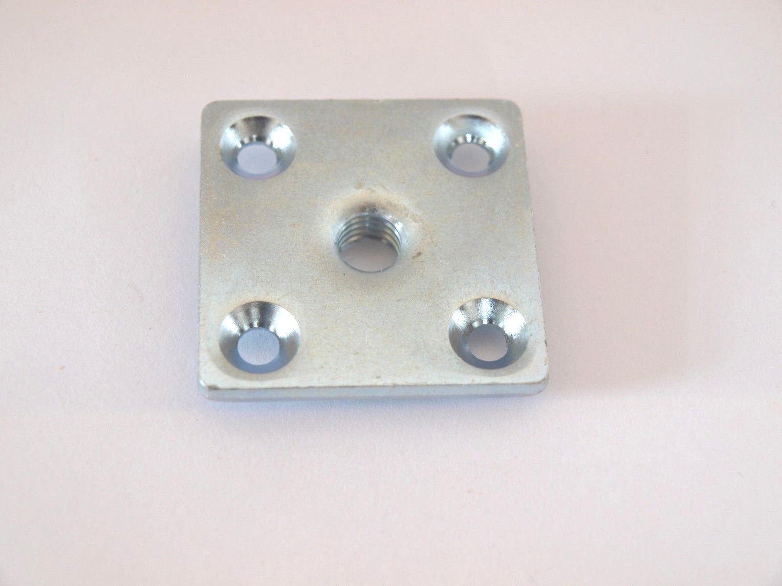 Set Of 4 Leg Fixing Mounting Plates Brackets Level Plates With M8 Metal ...