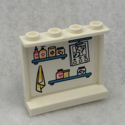 LEGO 60581 White Panel 1 x 4 x 3 with Side Supports - Hollow Studs (x1 ...