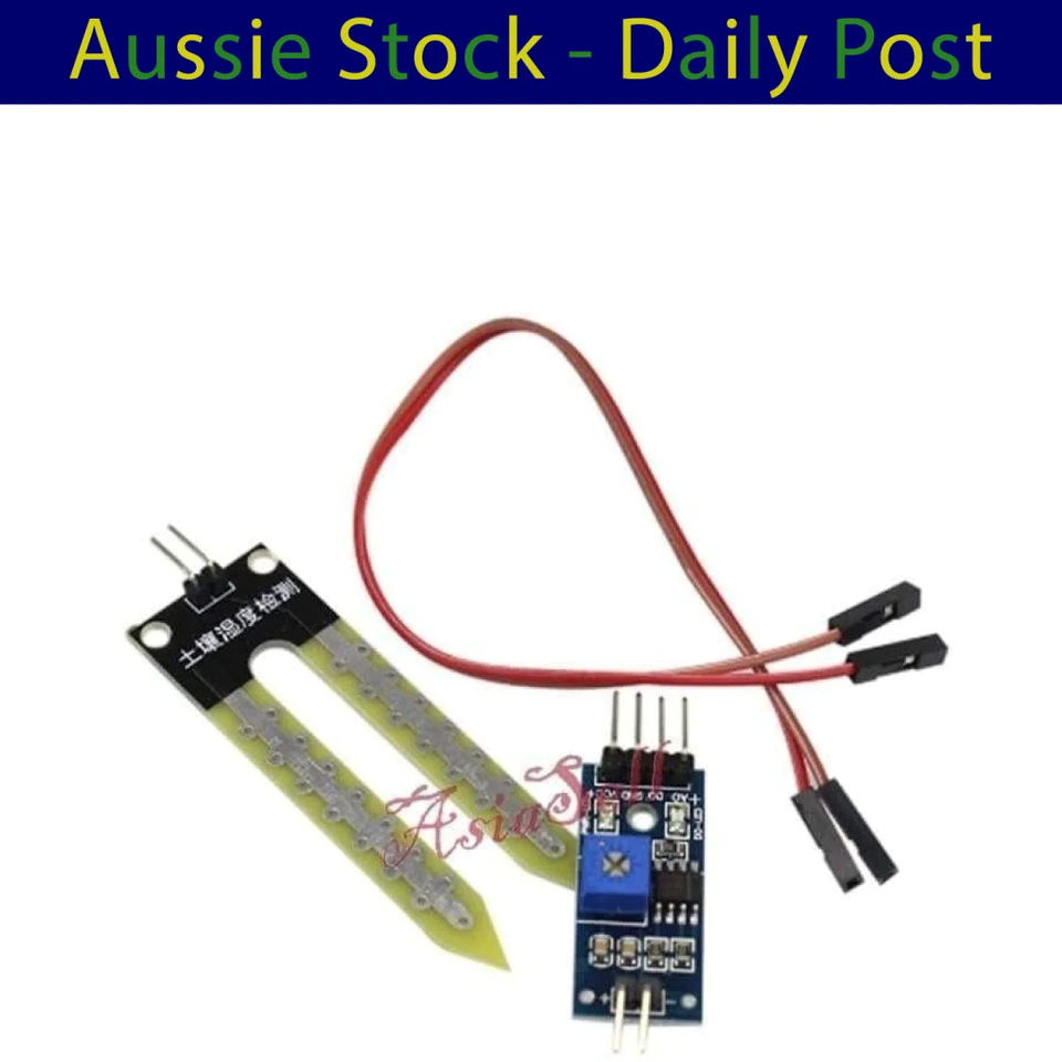 Soil Hygrometer Humidity Detection Module Moisture Water Sensor Kit ...