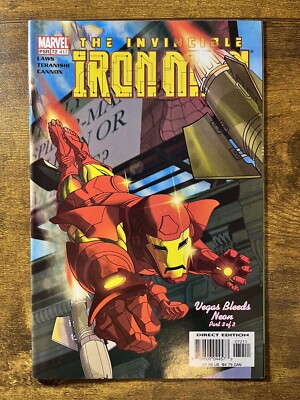 IRON MAN 72 ROBIN LAWS STORY ROBERT TERANISHI COVER MARVEL COMICS 2003 ...