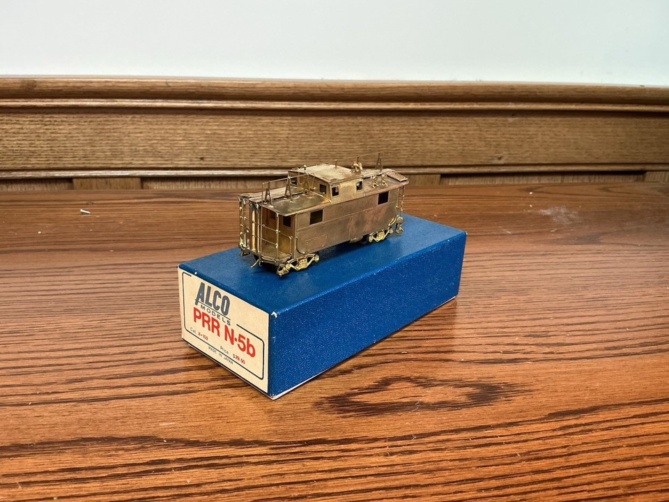 Alco Models HO PRR Pennsylvania Brass caboose N5b | eBay