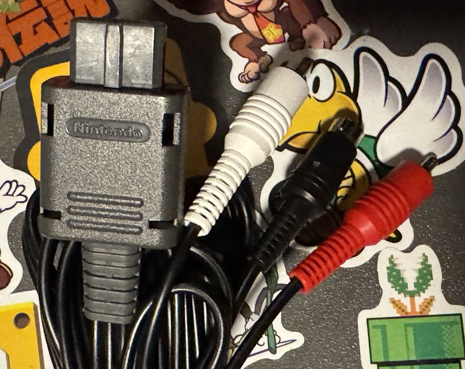 OEM Nintendo S-Video Cable N64 Super Nintendo SNES GCN SHVC-009 TESTED ...