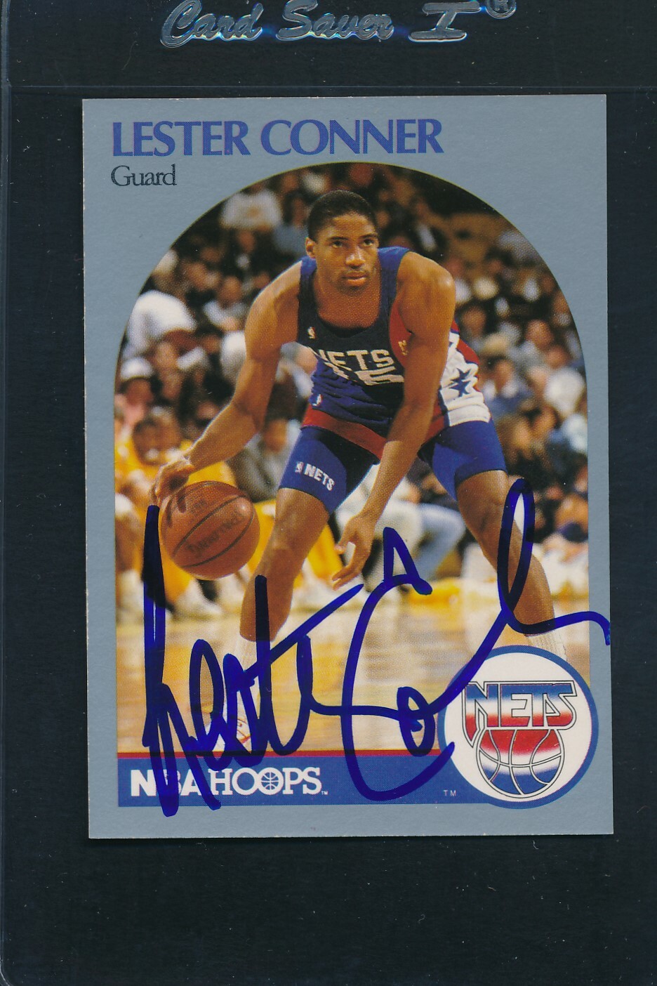 1990/91 Hoops #195 Lester Conner NJ Nets Signed Auto *A1177 | eBay