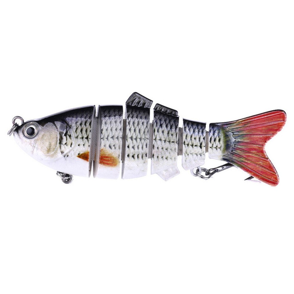 5Pcs 6-Segment Multi Jointed Fishing Lures Crankbait Fishing Bait ...