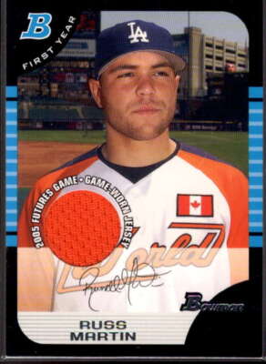 Russ Martin Card 2005 Bowman Draft Futures Game Jersey Relics #135 | eBay