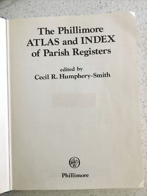 The Phillimore Atlas And Index Of Parish Registers 1984 Xlibrary | eBay