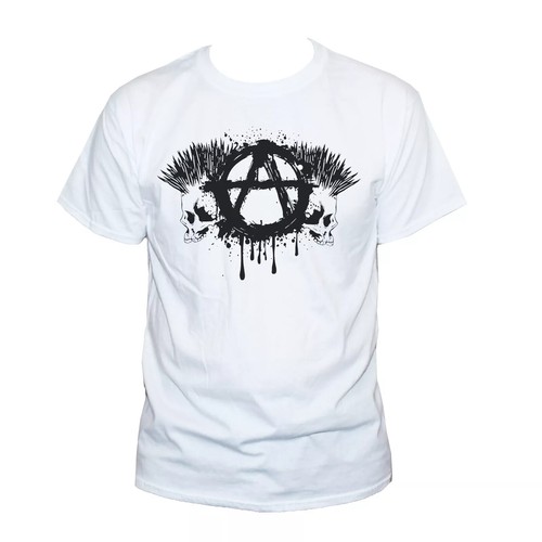 Anarchist Punk Rock T-Shirt Skulls Short Sleeve Unisex S-5Xl | eBay