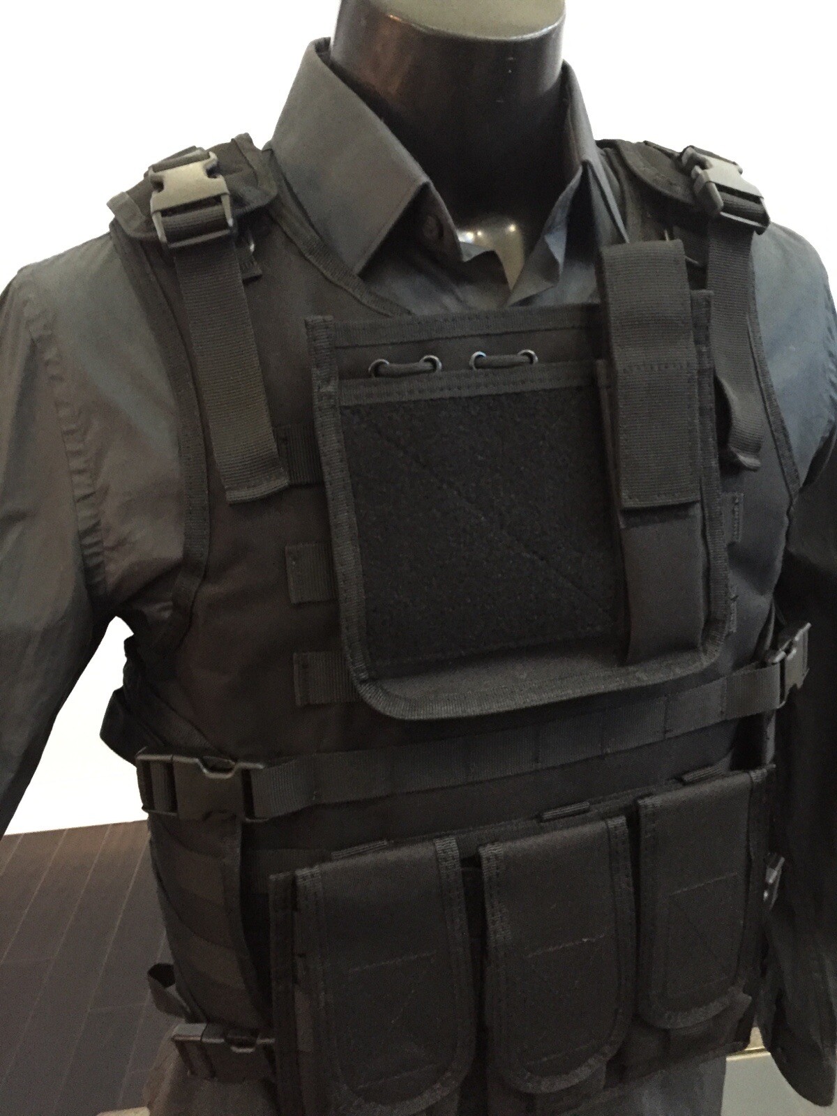 body armor Plate Carrier M L XL 2XL 3XL Black Concealable | eBay