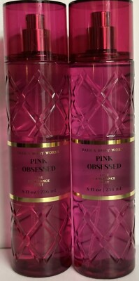 2x Pink Obsessed Bath And Body Works Fine Fragrance Body Mist Spray ...