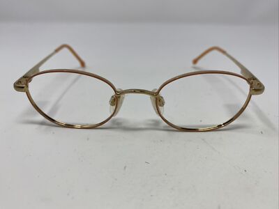 Elle EL2565 COLOR-OR 42-17-120 Gold Full Rim Metal Eyeglasses Frame ...