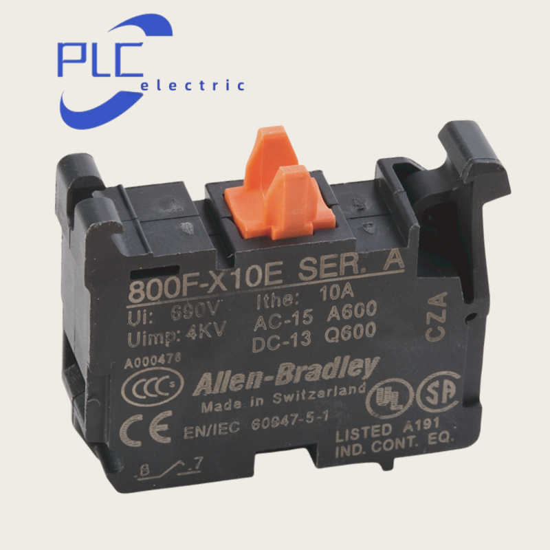 1PCS NEW Allen Bradley 800F-X10E 22mm 1 N.O 800FPB Contact Block Free ...