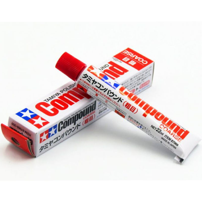 TAMIYA Polishing Compound Coarse Type 2Pack Set 22ml Made in Japan from ...