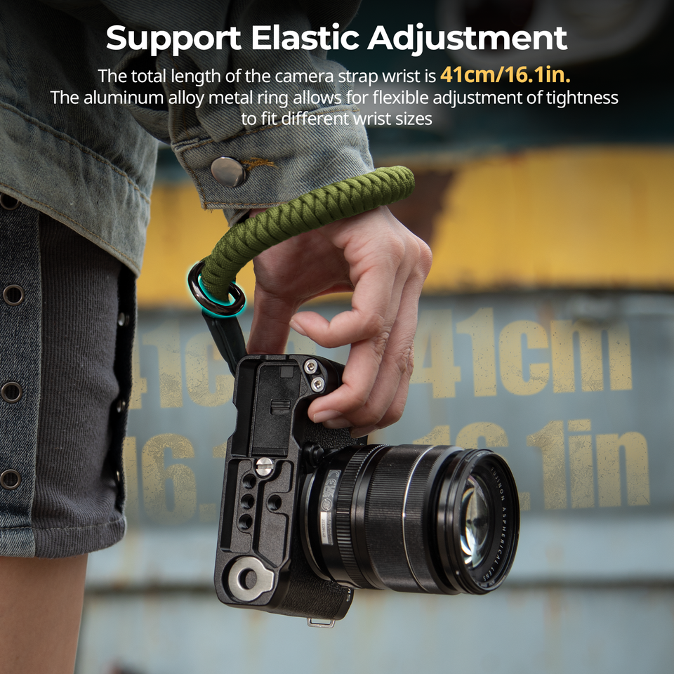 SmallRig Camera Wrist Strap, Universal Braided Camera Hand Strap Safety ...