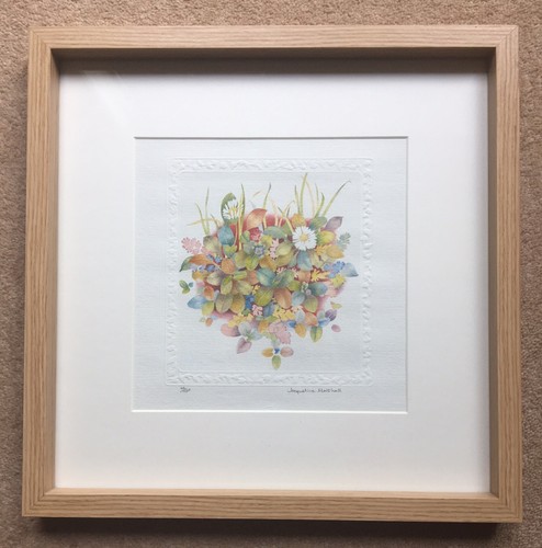 Vintage Flowers Limited Edition Framed Print Signed By Jacqueline