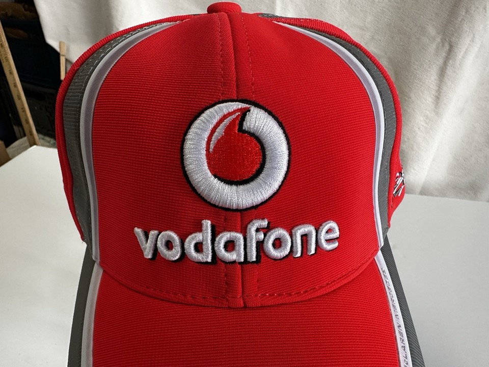 NWT Vodafone Mclaren Mercedes Racing F1 Jenson Orange Baseball Cap Hat ...