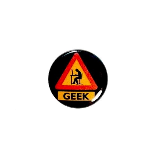Funny Geek Warning Fridge Refrigerator Magnet Funny Nerd Warning Sign 1 ...