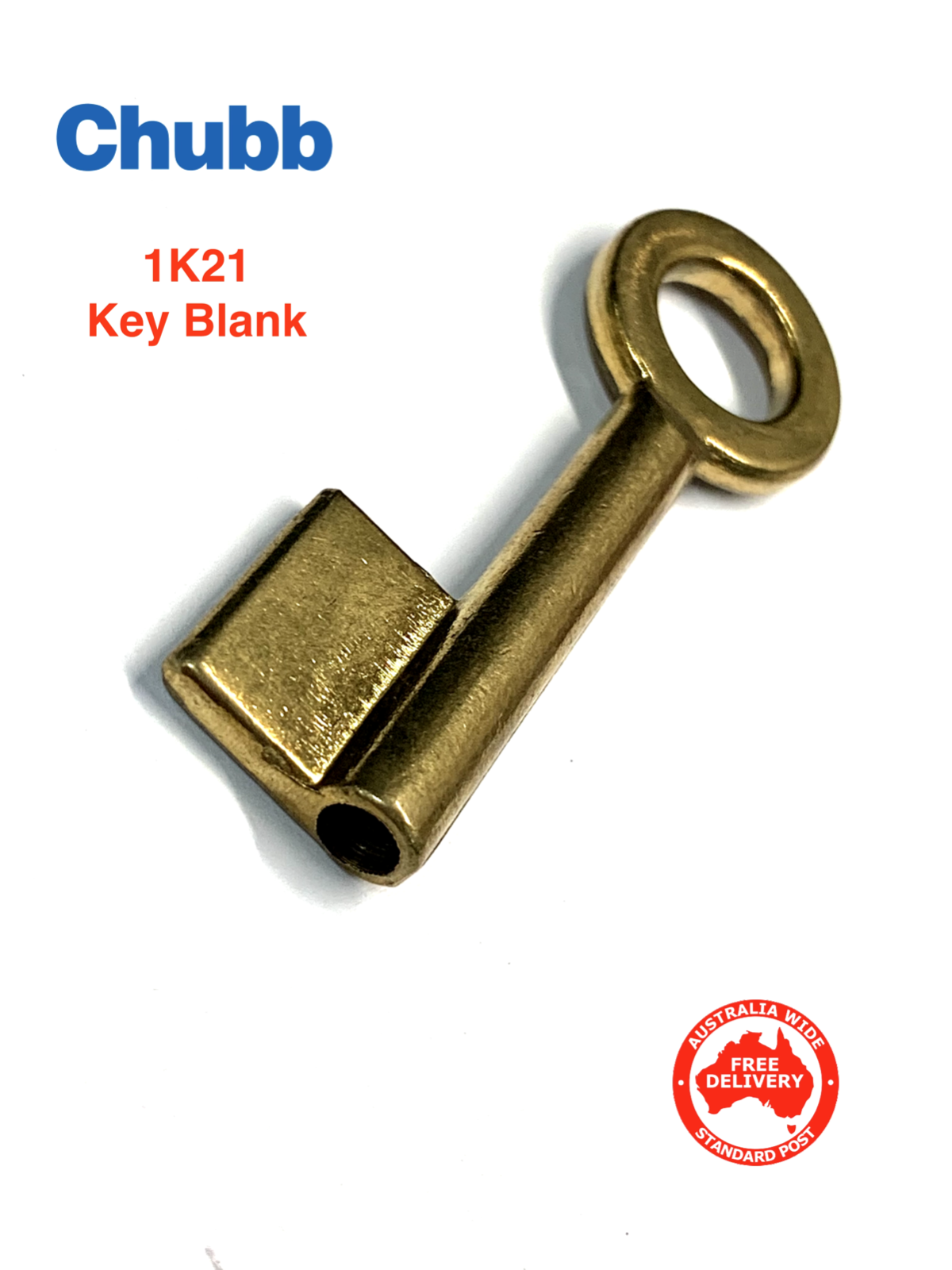Key Blank To Suit CHUBB/ UNION Cruiser Padlock 1K21-Keyblank-Fast Int ...