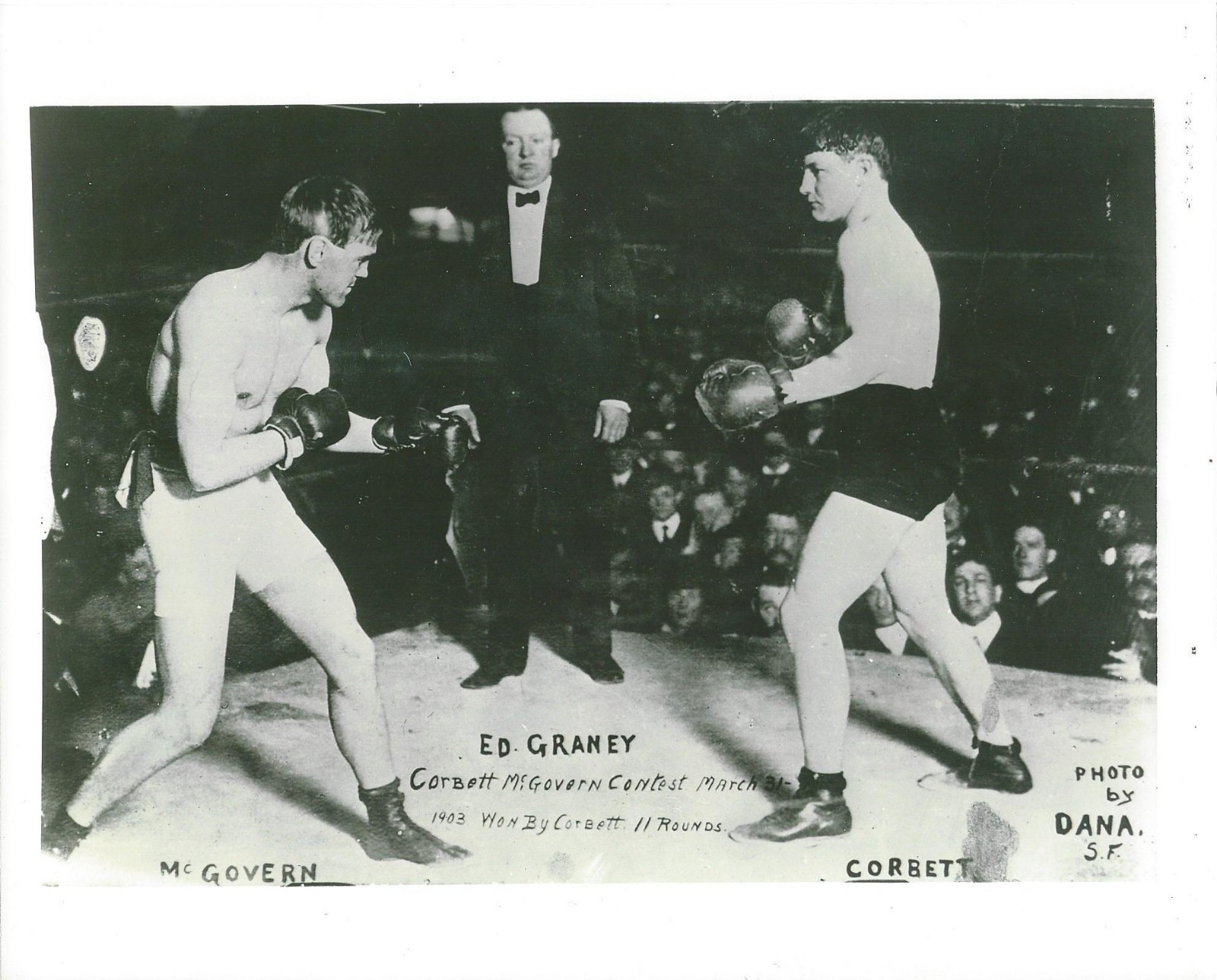 YOUNG CORBETT vs TERRY McGOVERN 8X10 PHOTO BOXING PICTURE | eBay