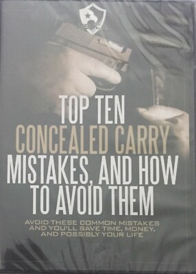 Top Ten Concealed Carry Mistakes, And How To Avoid Them USCCA DVD NEW ...