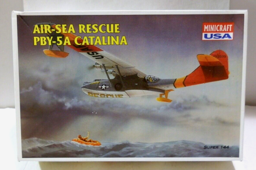 MiniCraft USA Super 144 Air-Sea Rescue PBY-5A Catalina Aircraft Model ...