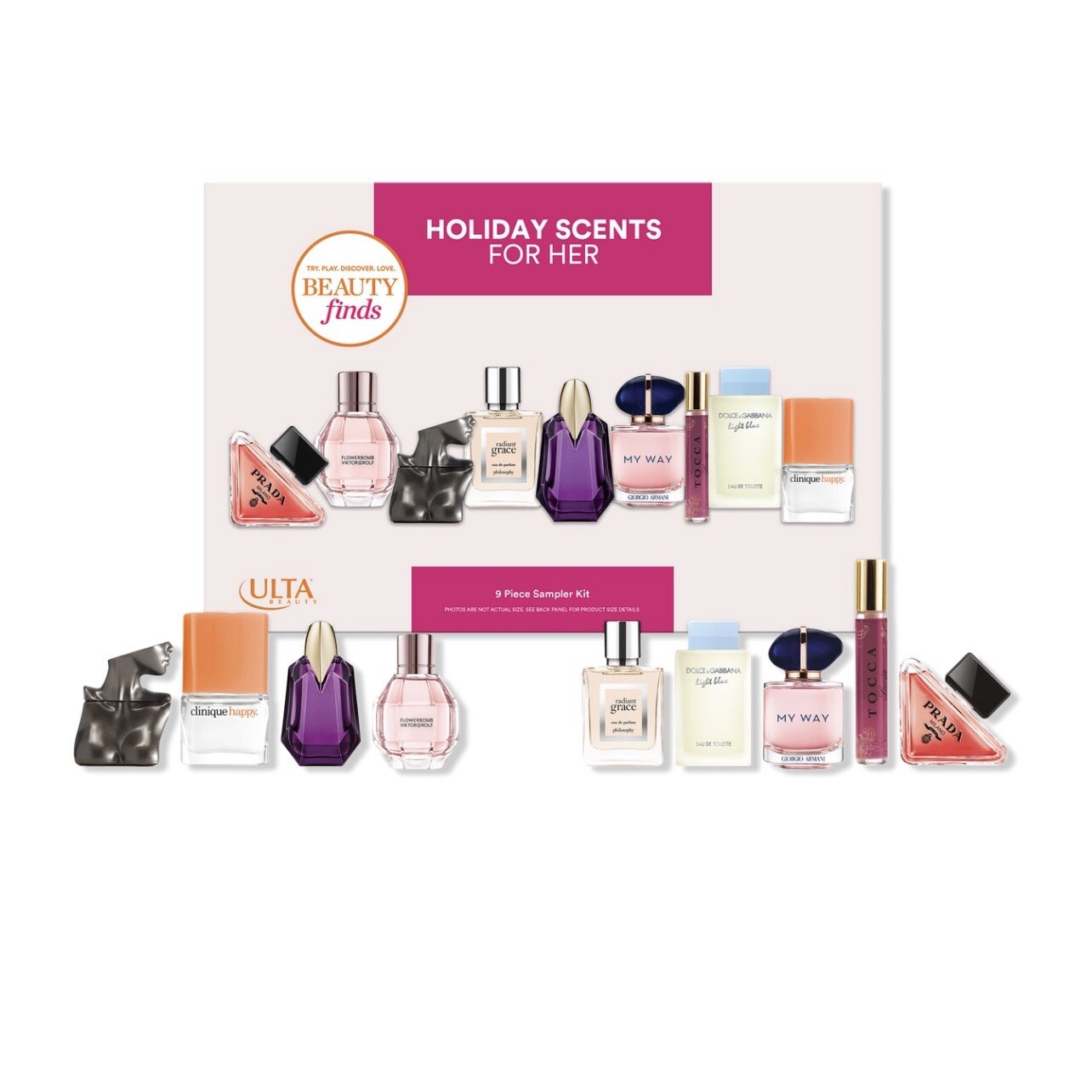 ULTA Beauty 2024 Holiday Scents for Her 9 pcs Mini Perfume for women ...