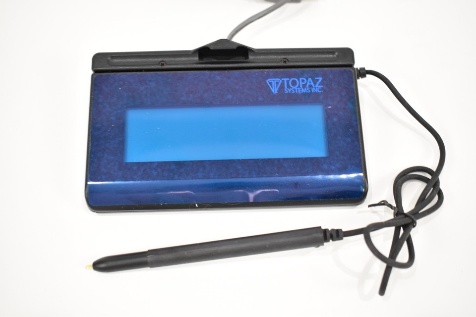 Topaz Systems Inc. Signature Capture Pad T-L462-HSB-R Signature Gem 1x5 ...