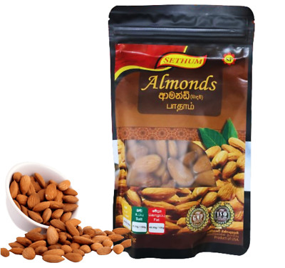 ORGANIC RAW ALMONDS 100% Natural Whole Almonds Seeds Food Badam | eBay