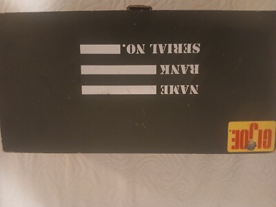 VINTAGE 1964 G.I. Joe Wood Footlocker w/Tray, Figure, and All Original ...