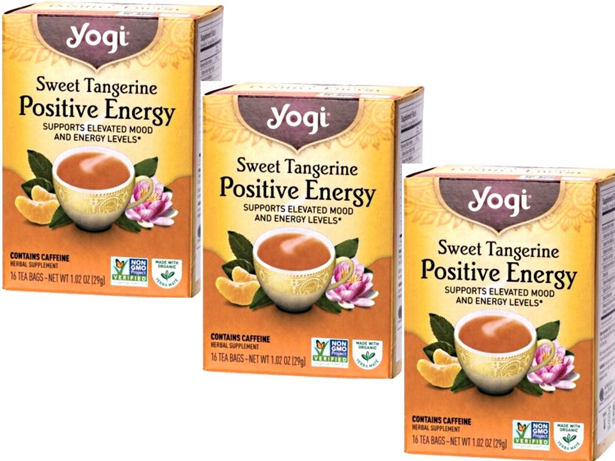 Yogi Tea Positive Energy Sweet Tangerine 16 Tea Bags 1 Sweet Tangerine