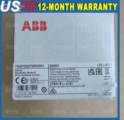1PCS NEW ABB module DA501 1SAP250700R0001 Fast delivery | eBay
